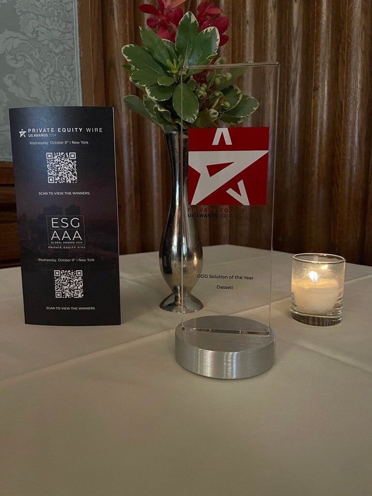 Dasseti Wins Best ODD Solution at the Private Equity Wire US Awards for ...